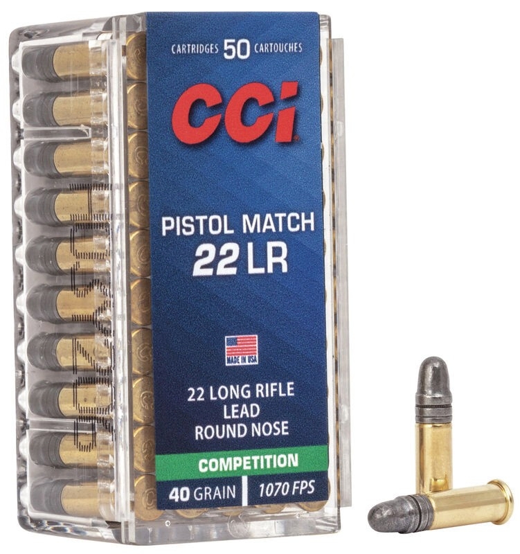 Munitions CCI 22lr Competition Pistol Match| Armurerie Beau Repaire
