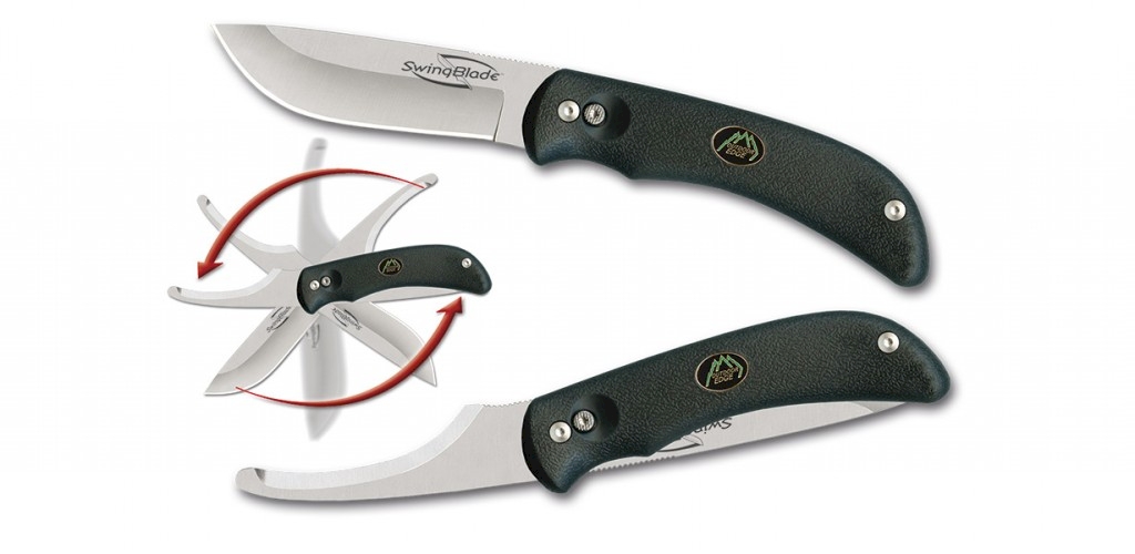 Couteau à éviscérer OUTDOOR EDGE SwingBlade noir| Armurerie Beau Repaire