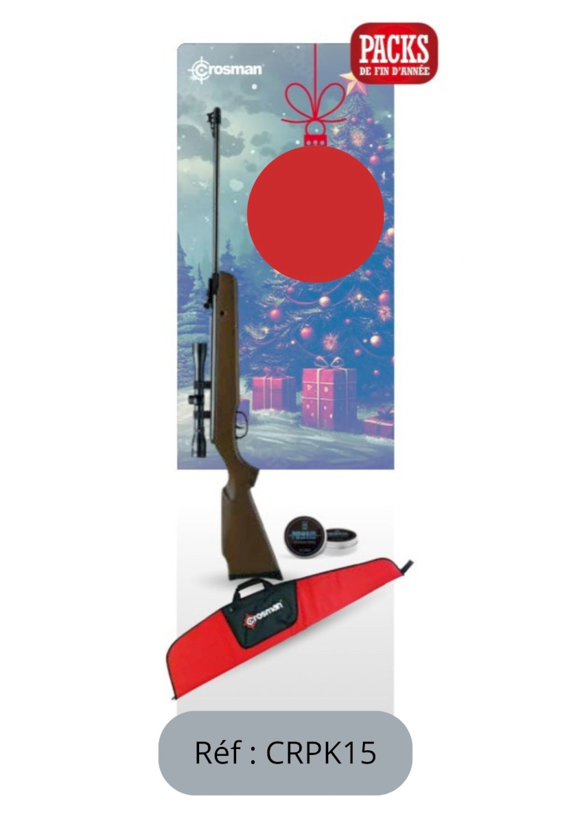 PACK CARABINE A AIR COMPRIME CROSMAN VANTAGE BOIS NITRO PISTON BOIS CAL ...