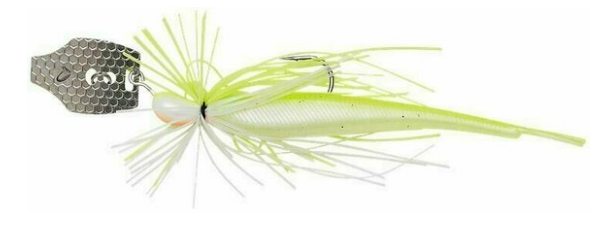 Leurre SAVAGE GEAR crazy swim jig 12.5cm 14.5g yellow white| Armurerie ...