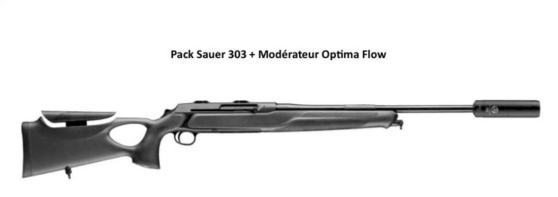 carabine SAUER 303 synchro XT silencieux optima flow armurerie beau repaire