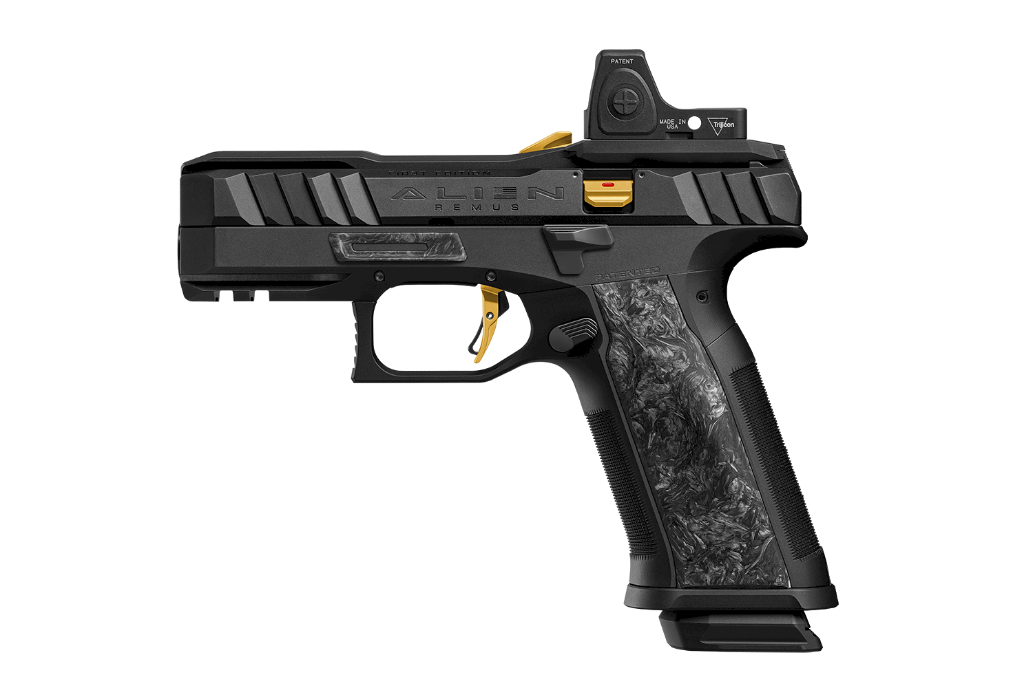 Pistolet LAUGO ARMS alien remus cal.9x19 édition limitée full kit ...