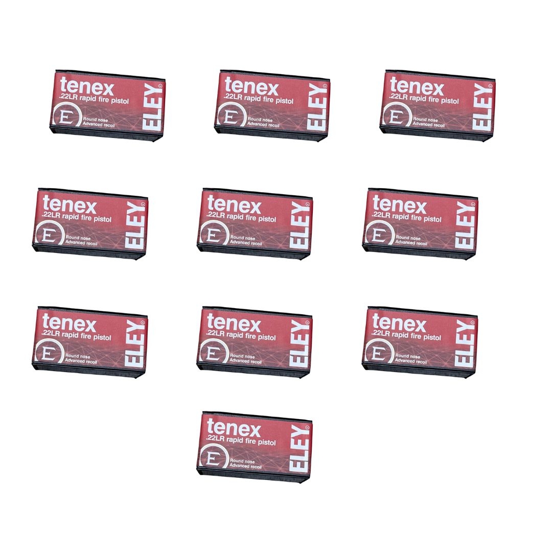Balles ELEY Tenex Rapid Fire Pistol .22 LR – 500 pcs, 2,6 g