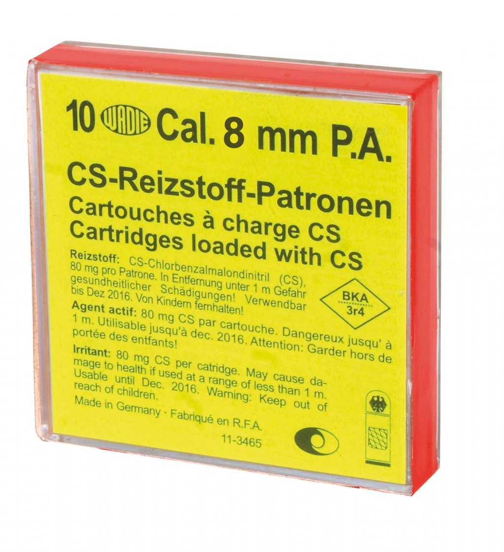 Cartouches WADIE cal.8mm pak à gaz par 10| Armurerie Beau Repaire